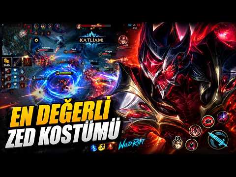 GALAKSİ KATİLİ ZED GÖSTERİŞLİ SERİ YÜKSEK ELO MID BUILD Wild Rift