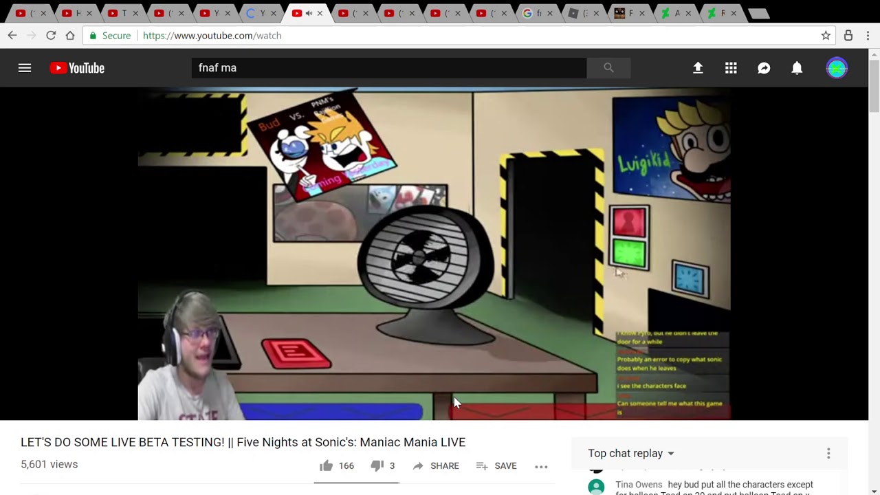 bud song @NextGenius and @PyroRapidFox Five Nights at Sonic's Maniac ...