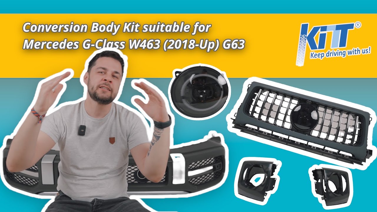 Conversion Body Kit for Mercedes G-Class W463 (2018-Up) G63 - YouTube