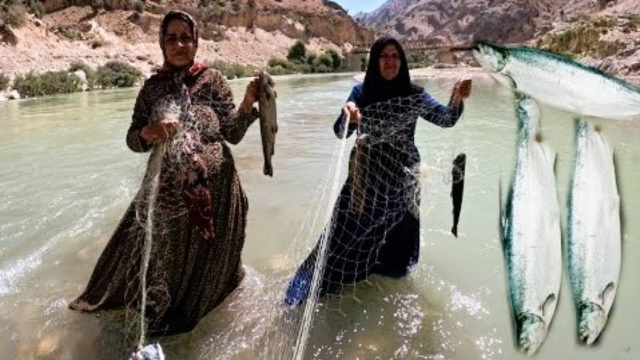 Nomadic move to river for Fishing | Nomadic Life | Village life ...