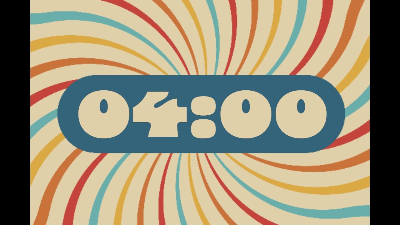 1970's Classroom Timer 4-Minute Countdown - YouTube