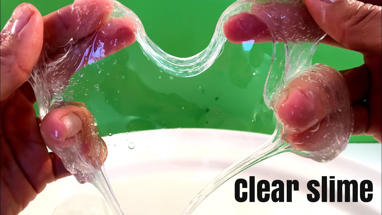 Clear Slijm maken met Lenzenvloeistof Kruidvat en Lijmstick Action ...