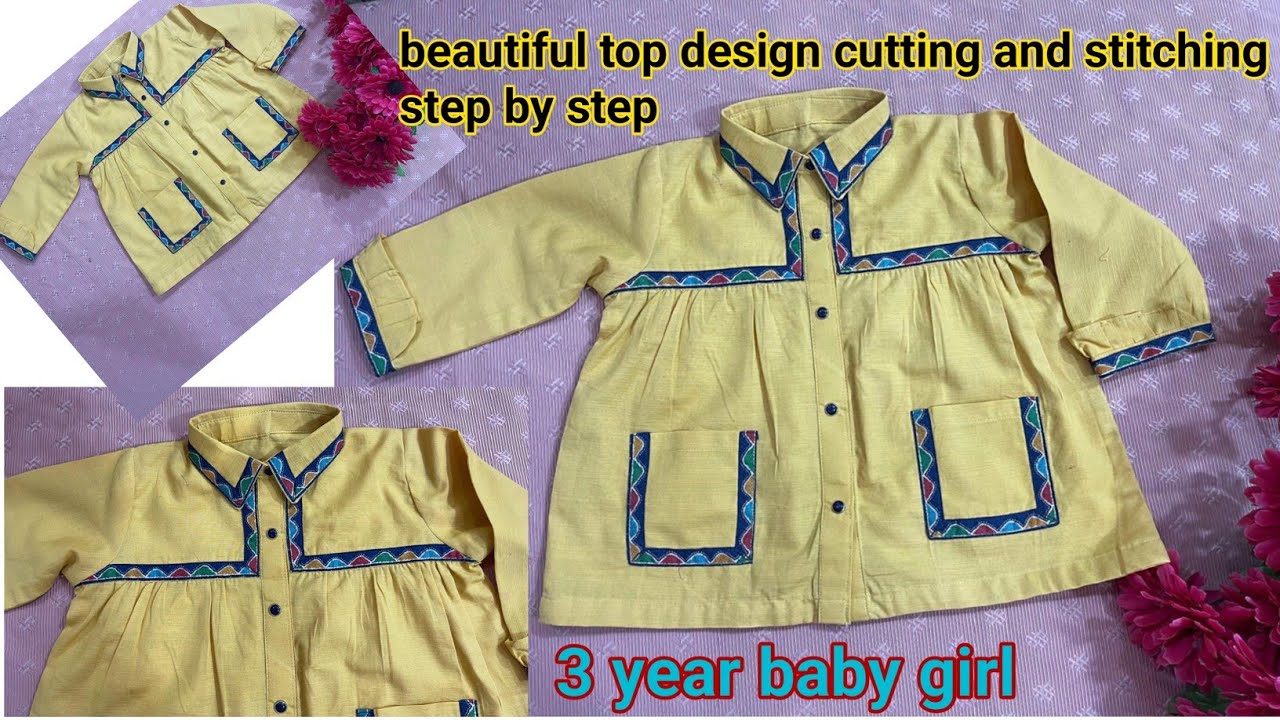 Beautiful top cutting and stitching for little girls || top design for ...