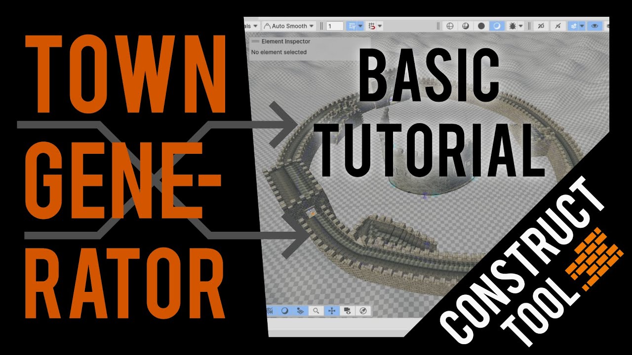 New Construct Tool - Basic Tutorial - Town Generator - YouTube