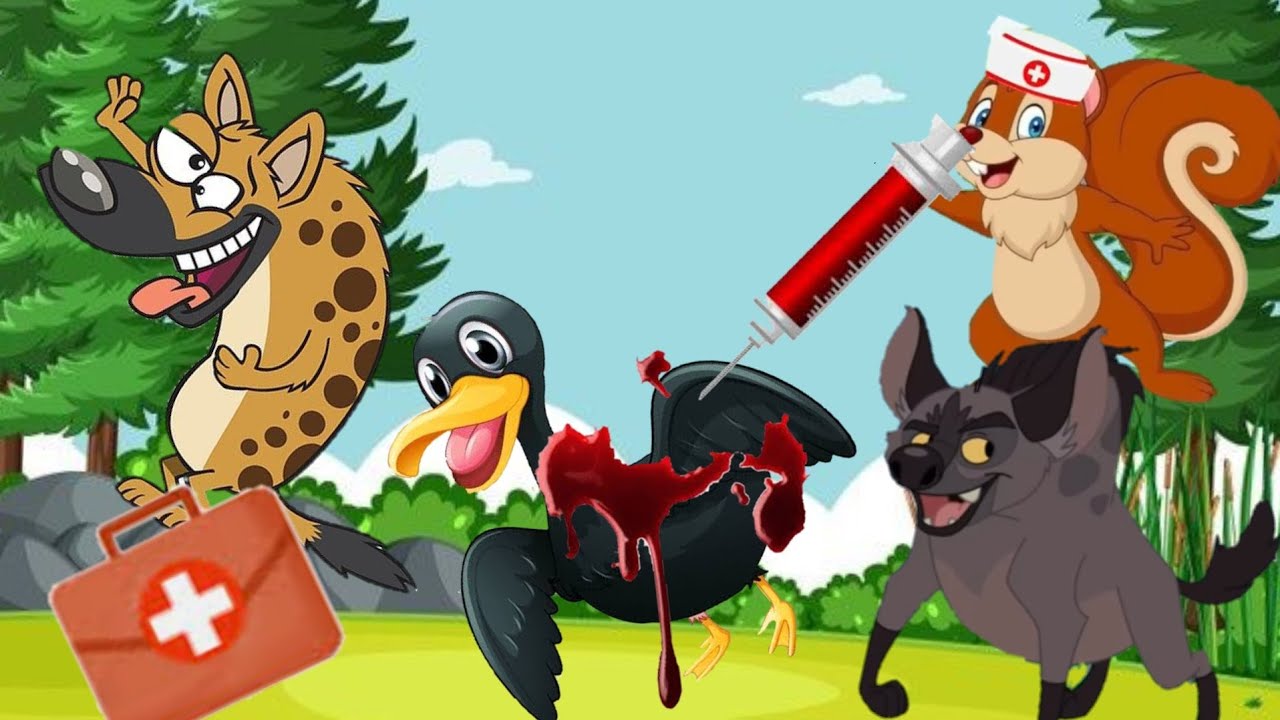 حدوته البطة المغروره والضباع الشريرة|قصص أطفال بالعامية |حواديت قبل ...