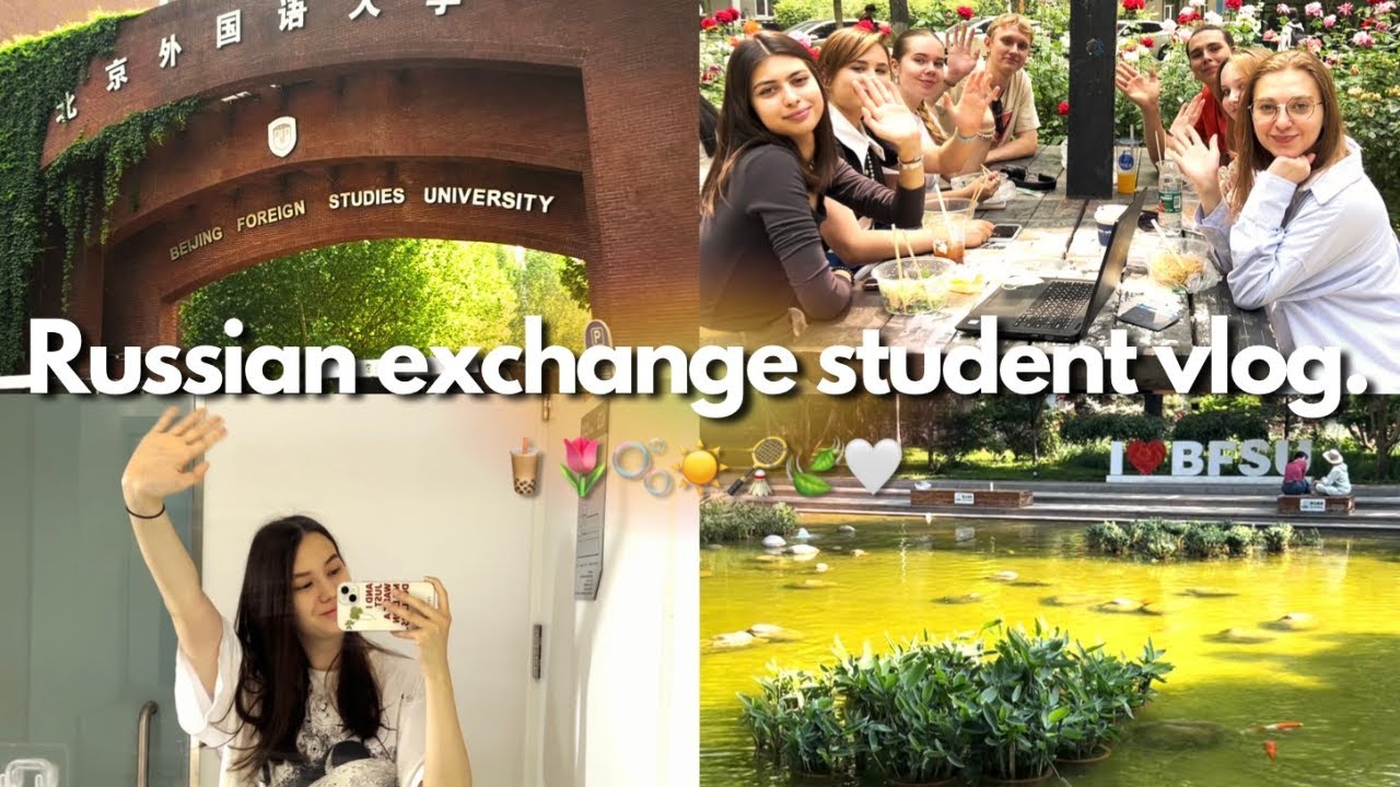 A day of life as a Russian Exchange Student in China #university # ...