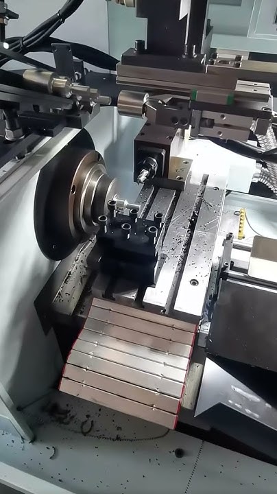 CNC Lathe Auto Loading & Unloading | Smart Manufacturing - YouTube