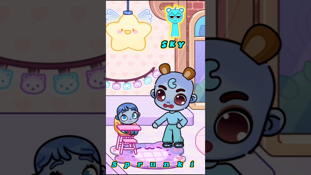 Sprunki Sky🩵 with Baby🐣 #sprunki #sprunkiincredibox #incrediboxsprunki ...