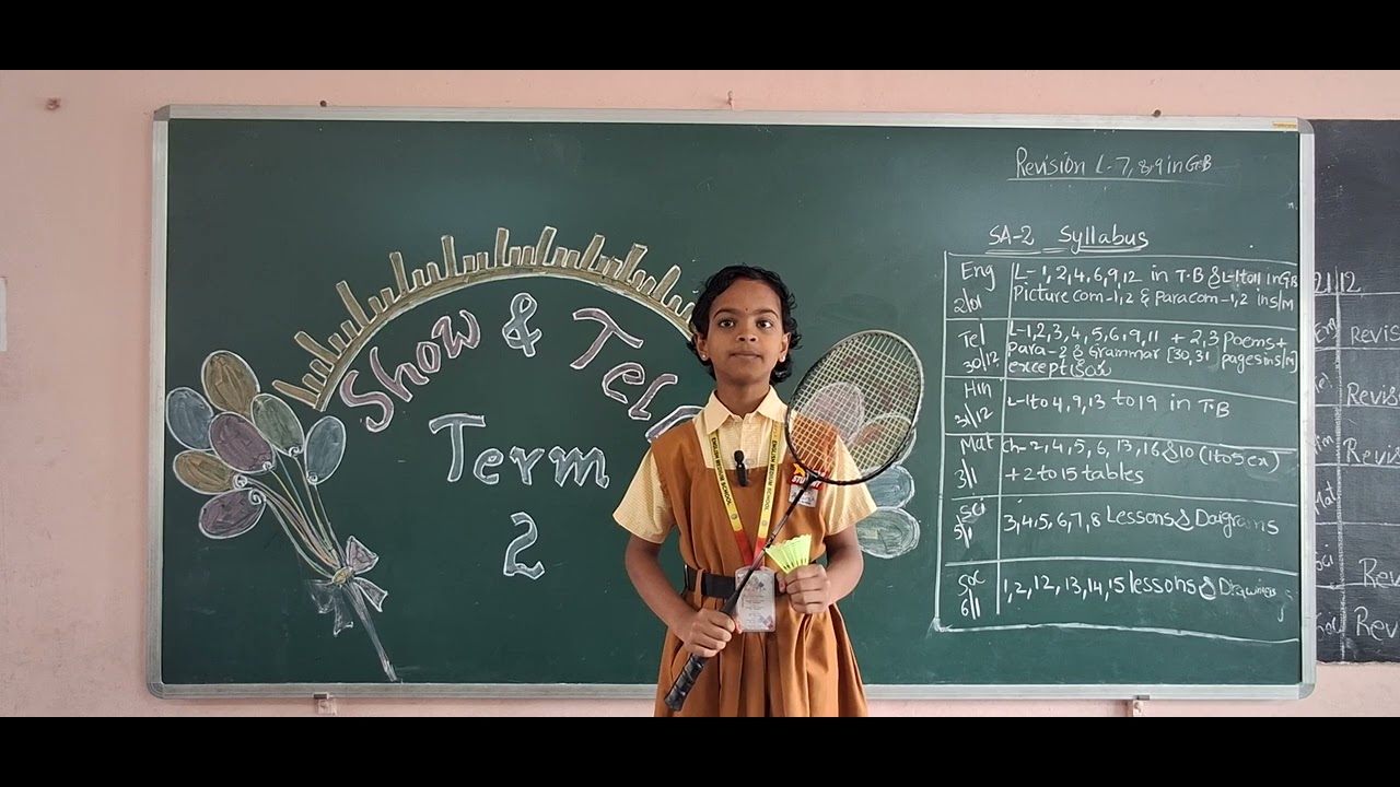 show and tell class - 4 -1 - YouTube