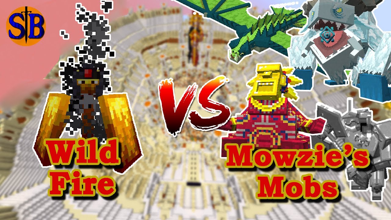 Wild Fire (Outvoted) vs Mowzie's mobs | Minecraft Mob Battle - YouTube