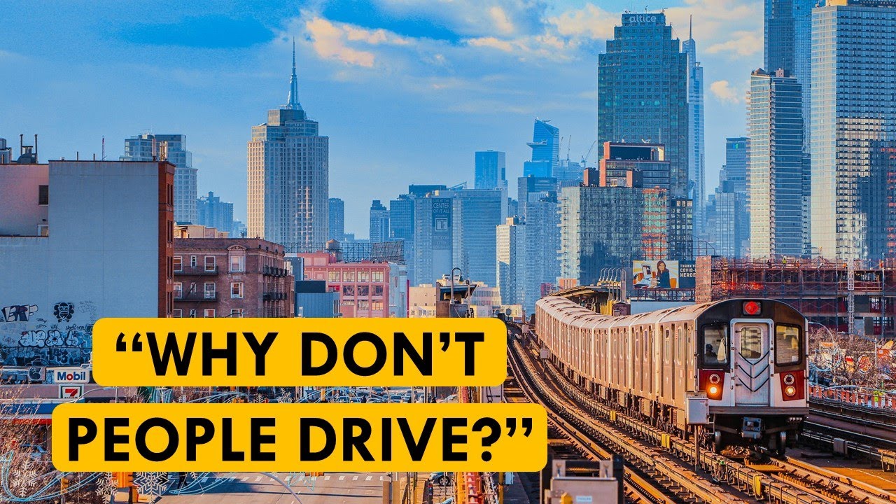 The 10 Surprising (?) US Cities Where People Drive the Least - YouTube
