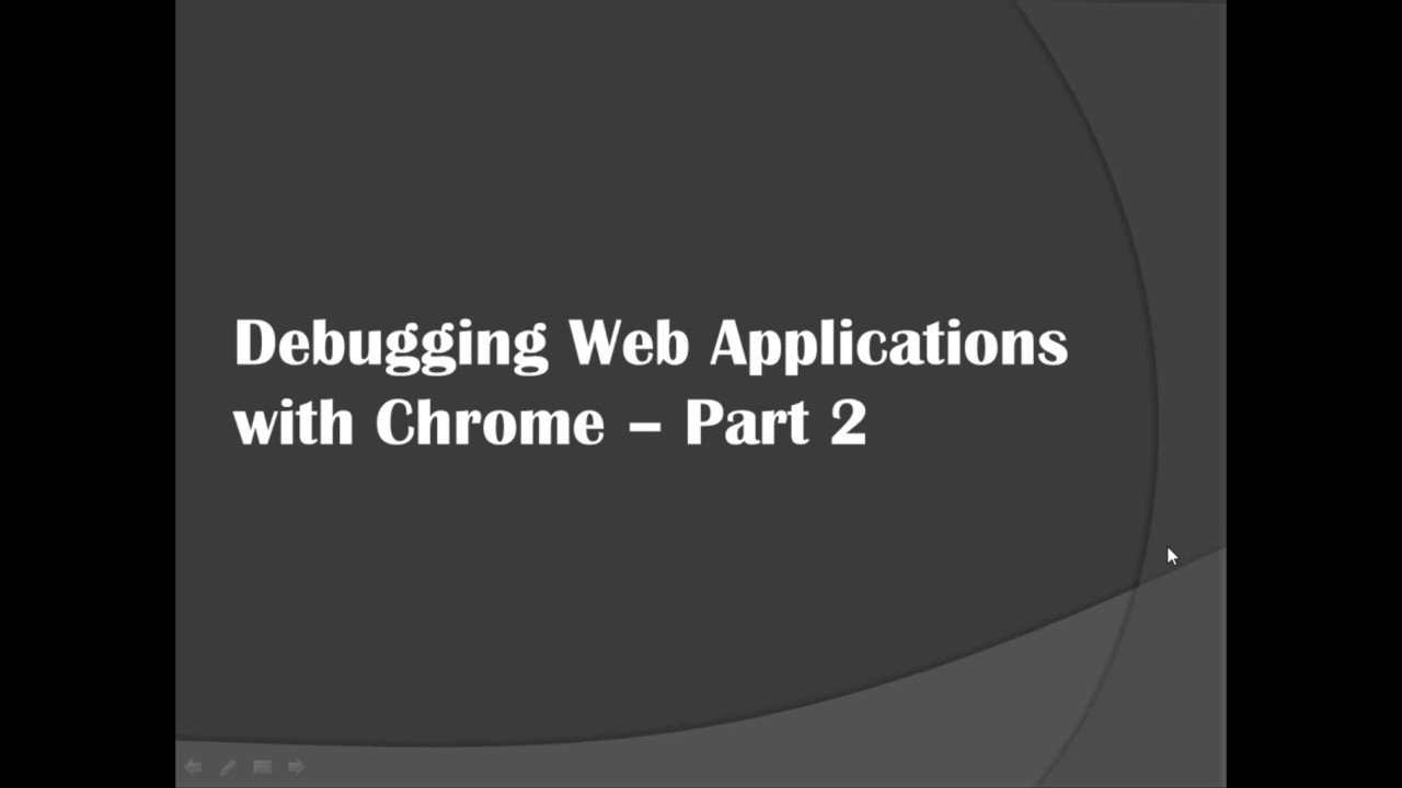Debugging Web Applications With Chrome Part 2 Debugging Javascript 6043