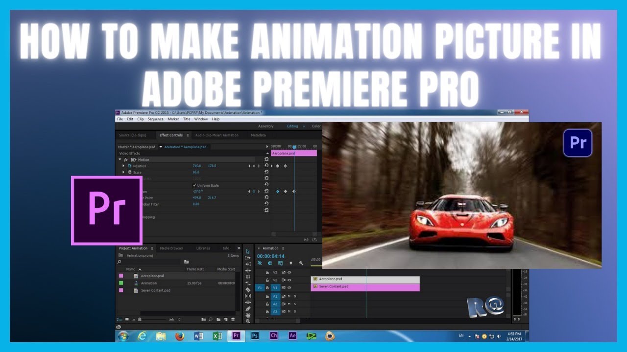 How To Make Animation Picture In Adobe Premiere Pro - Update 2024 - YouTube