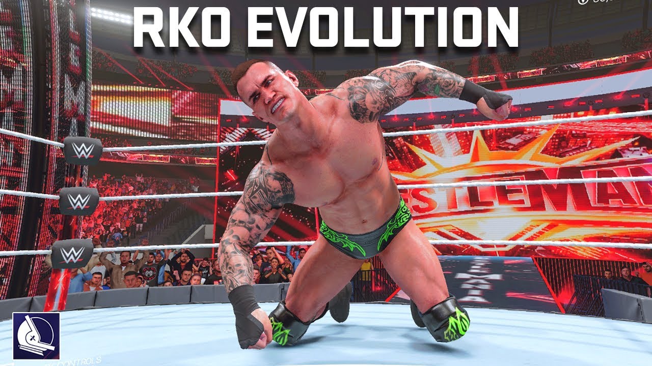 Randy Orton Evolution in WWE Games - YouTube