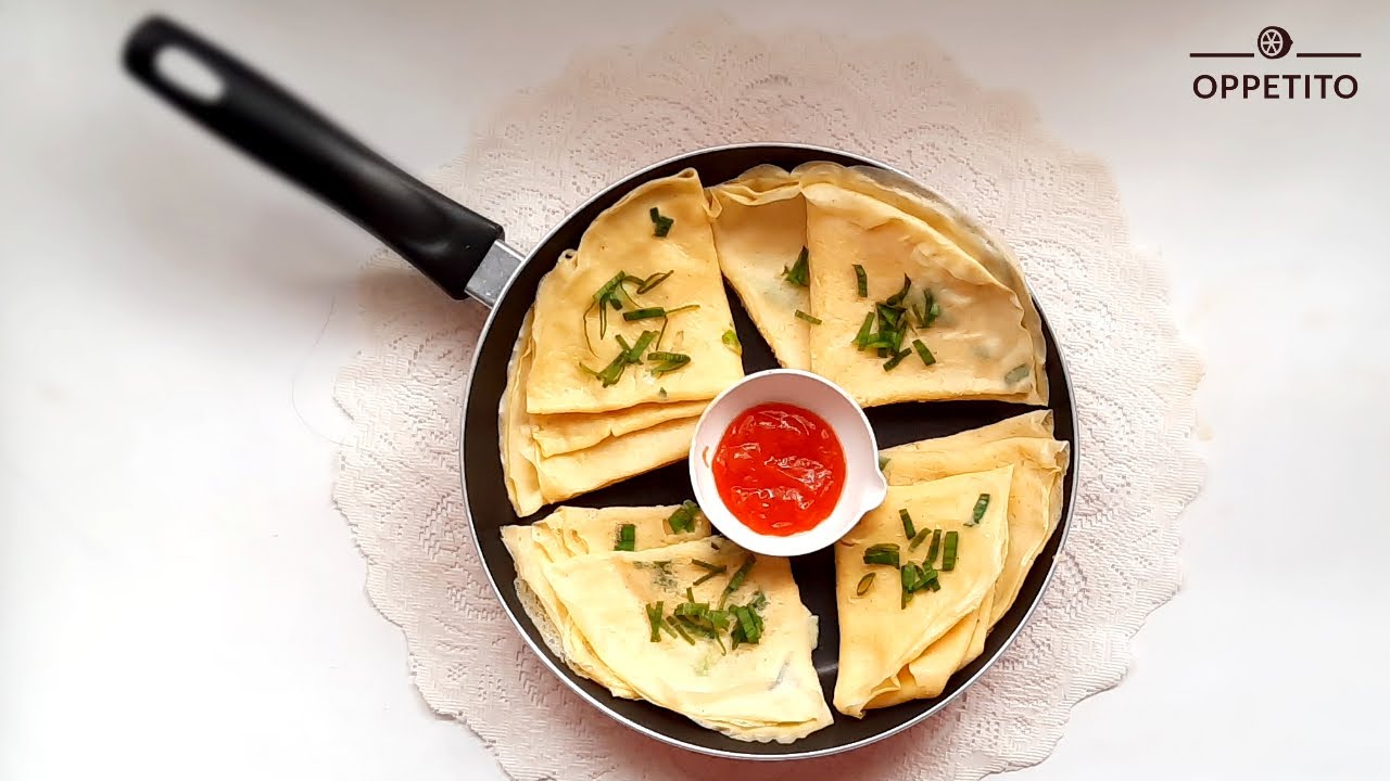 Cara Membuat Crepe Telur Kenyal | Chewy Egg Crepe - YouTube