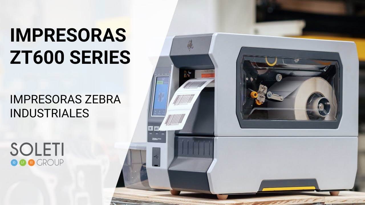 Impresoras industriales ZT600 Series de Zebra - YouTube