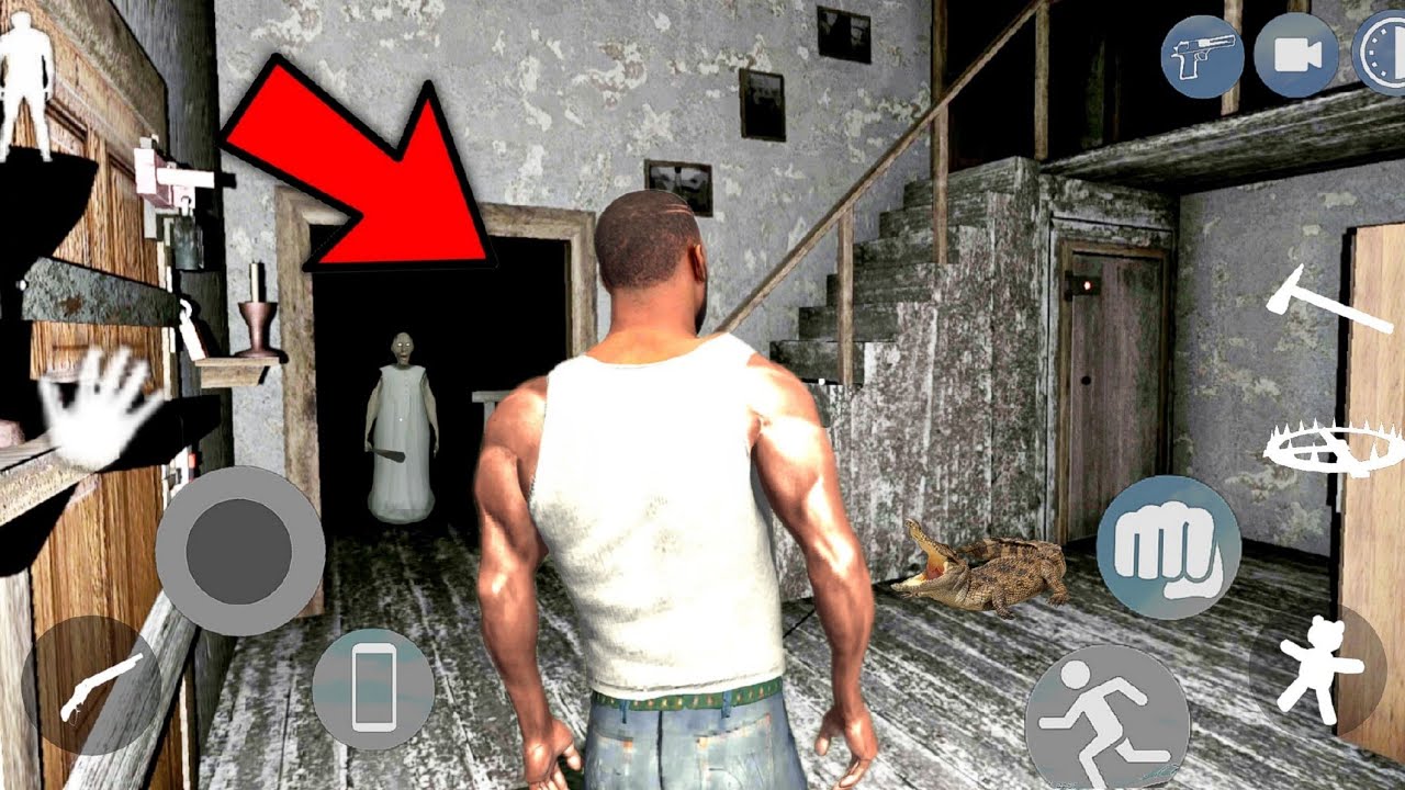 INDIAN BIKE DRIVING 3D FRANKLIN ENTERED GRANNY HOUSE 😰 GRANNY VS FRANKLIN FIGHT IBD3D GAME - YouTube