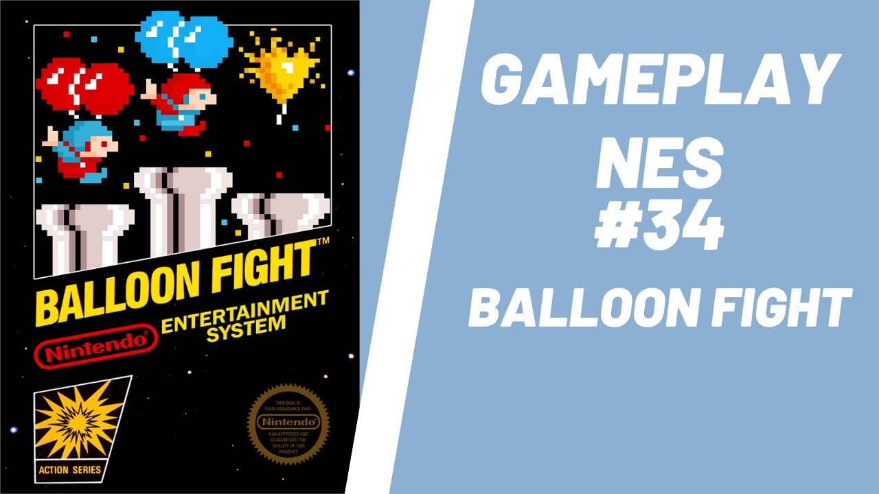 Playing Every NES Game #34 - Balloon Fight Gameplay HD - YouTube