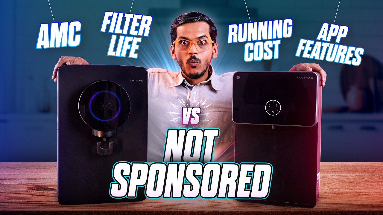 Atomberg Intellon vs UC Native M2 Water Purifier - YouTube