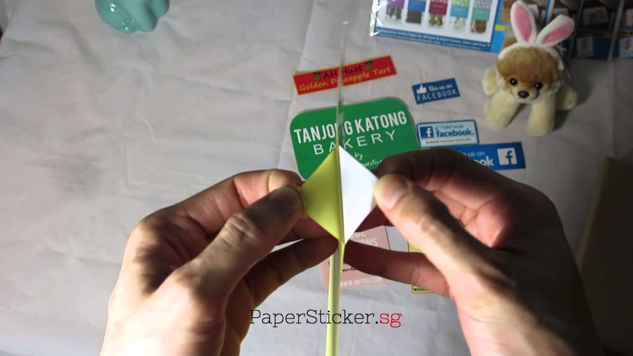 Create Instant Stickers from home! - YouTube