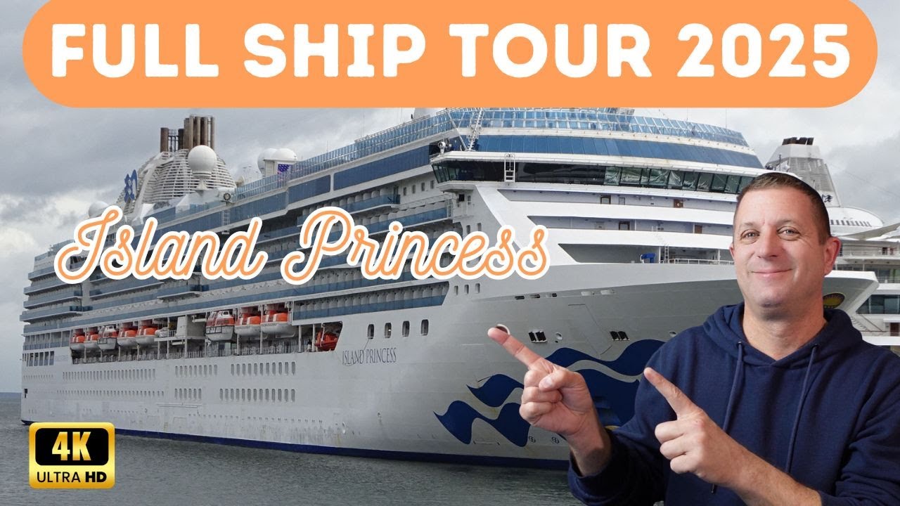 Island Princess Ship Tour - Full Tour of the Beautiful Island Princess ...