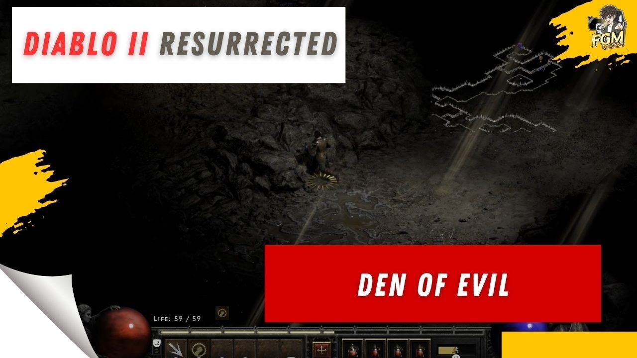 ภารกิจ Den Of Evil เกม Diablo 2 Resurrected - YouTube