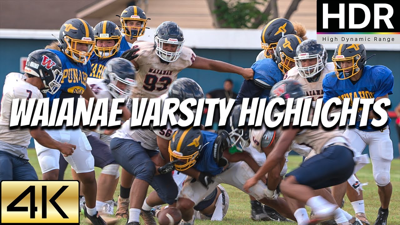 Waianae Varsity Football | Scrimmage Highlights | 4K HDR 60 FPS - YouTube