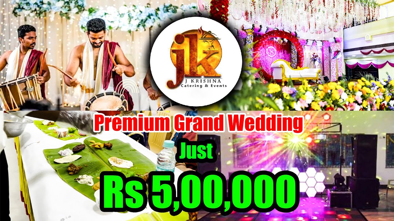 Low Budget Special Grand wedding event in Chennai by J Krishna Catering ...