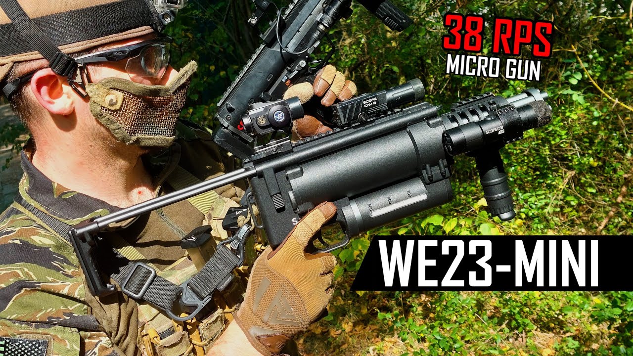Well Pro WE23-MINI MICROGUN Gameplay - YouTube