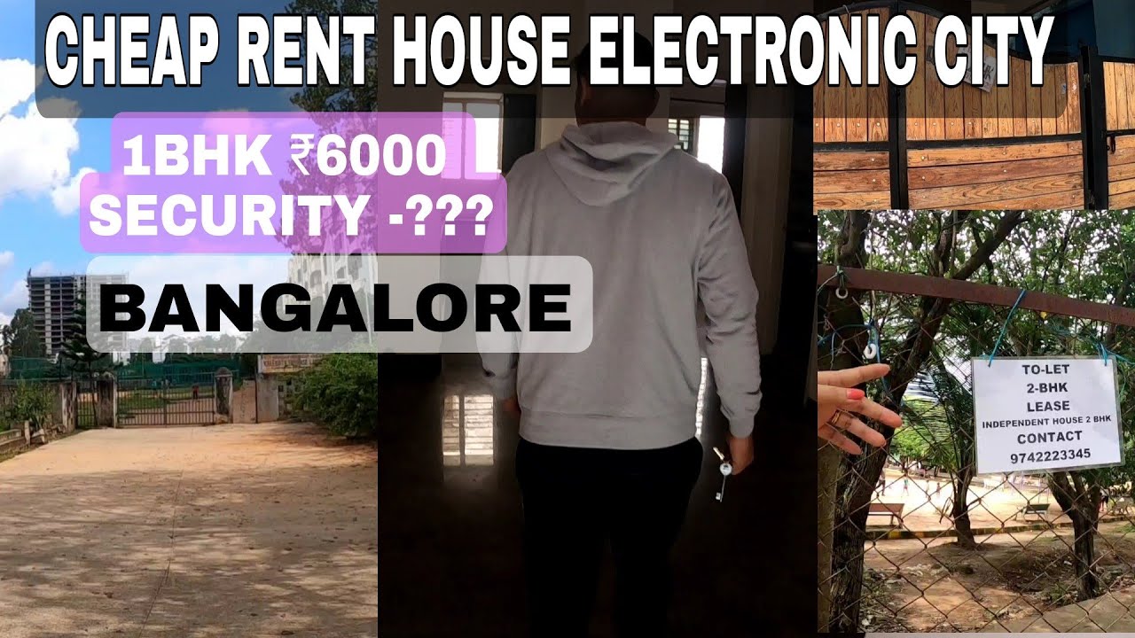 CHEAP RENT HOUSE BANGALORE ELECTRONIC CITY 1BHK - YouTube