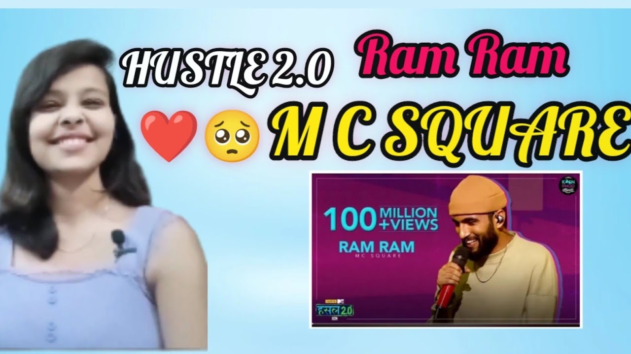 Ram Ram | MC SQUARE ️🥺 | Hustle 2.0 | Reaction l Komal kaur - YouTube