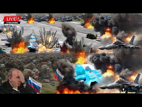 Rus Askeri Havaalanında Büyük Bir Patlama Meydana Geldi, ABD Askerleri Bunu Acımasızca İmha Etmeyi B