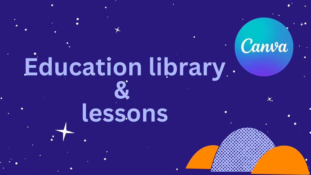 Neues Canva Feature: Education library & lessons - YouTube