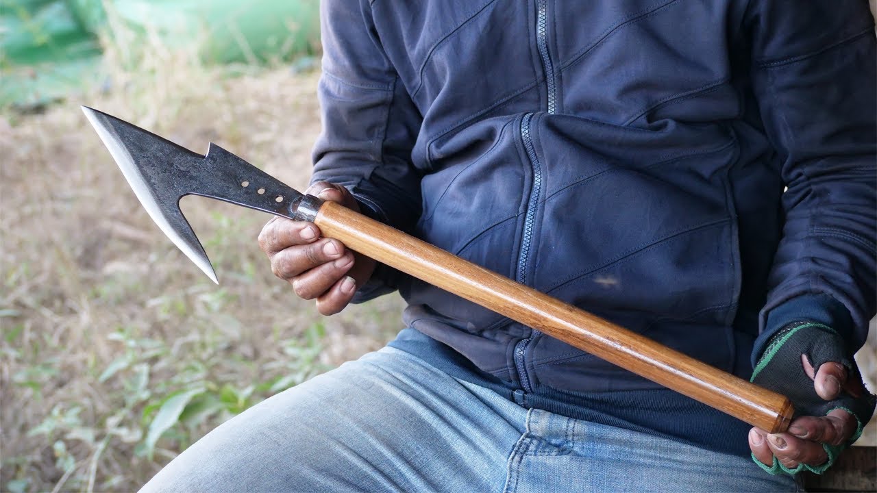 Making a scary tool out of high quality steel - YouTube