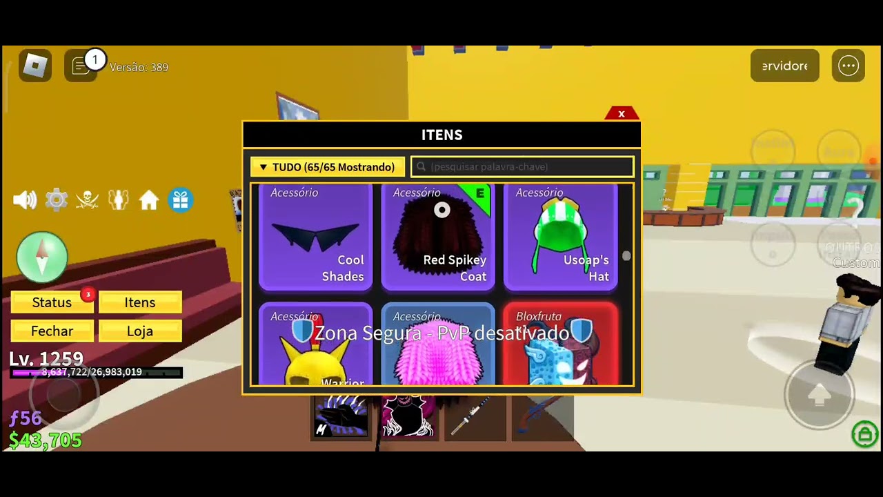 girei uma DOUG NO BLOX FRUITS! - YouTube