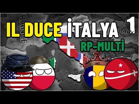 MUHTEREM DUCE | HEARTS OF IRON 4 - MULTIPLAYER | İTALYA#1