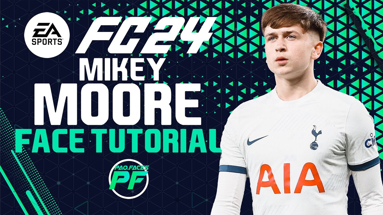 EA FC 24 MIKEY MOORE FACE + STATS - Pro Clubs Face Creation - CAREER ...
