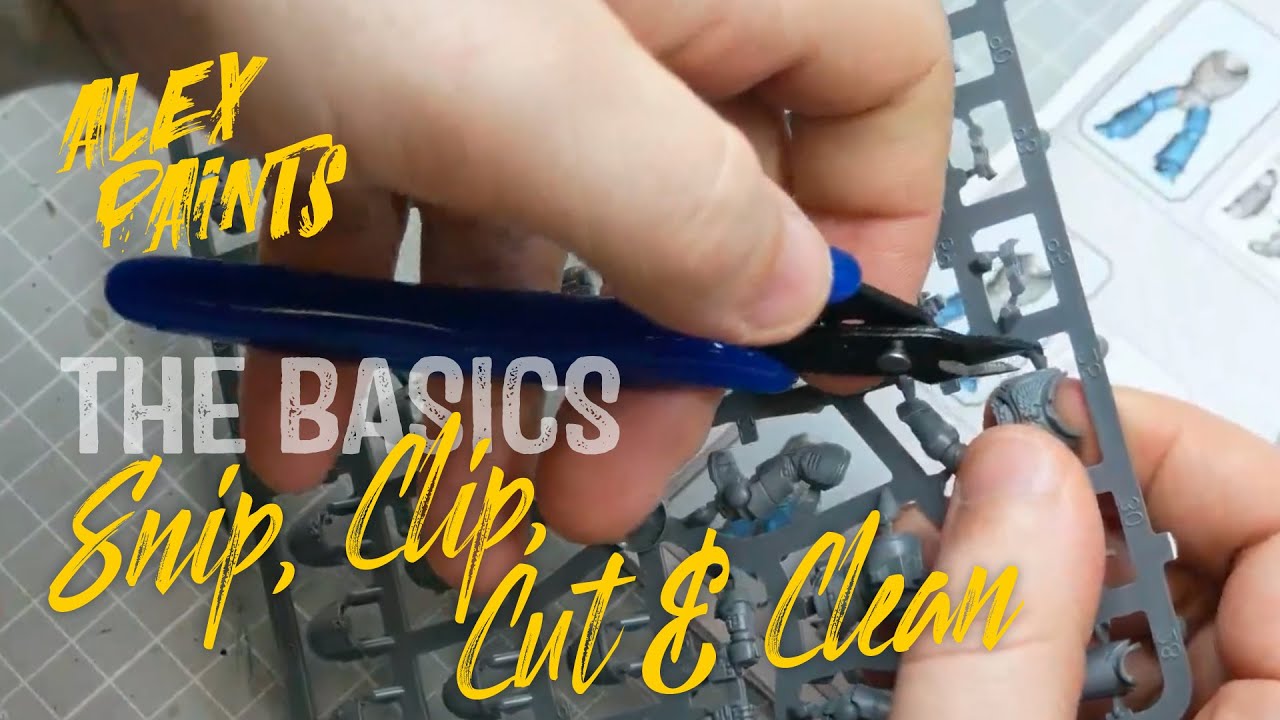 How to Snip, Clip, Cut & Clean Miniature Model Sprue Parts - The Basics ...