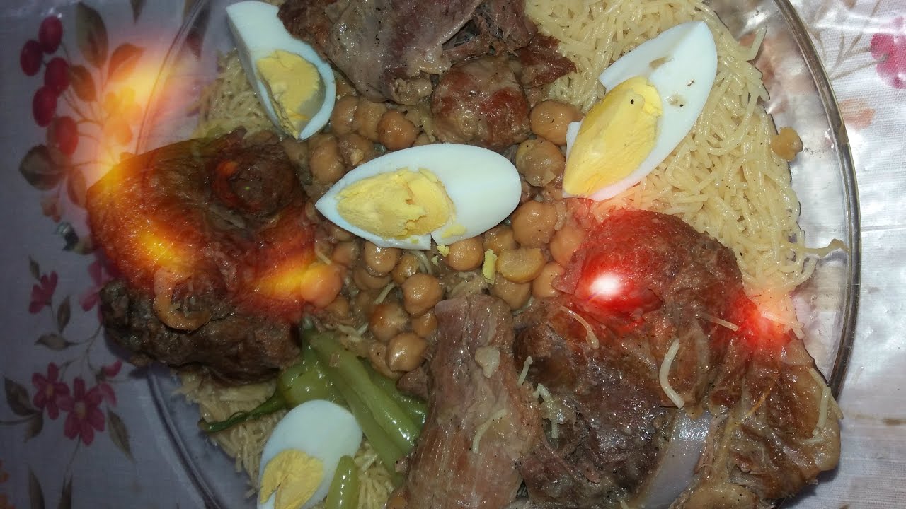 Vermicelle Dwida فارميسال دويدة مفورة باللحم طبق المناسبات السعيدة ...