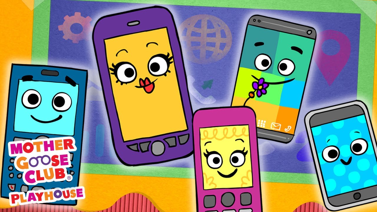 Cellphone Finger Family + More | Mother Goose Club Nursery Rhyme ...