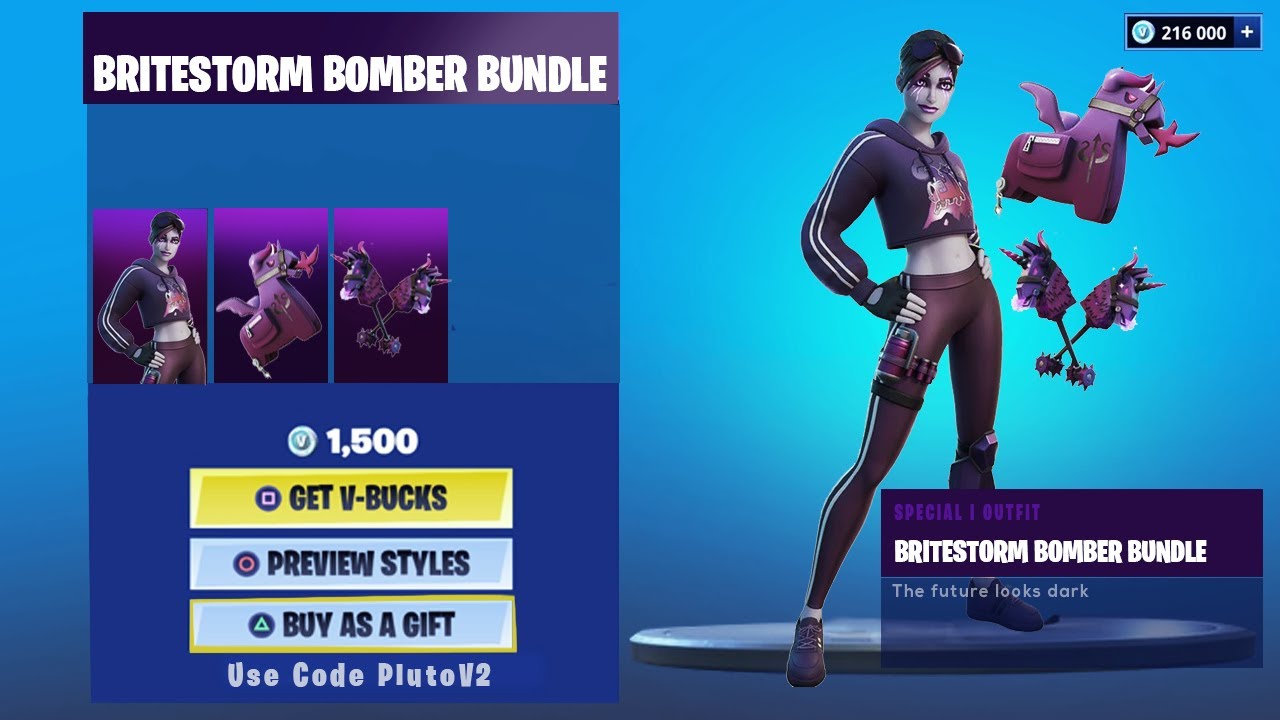 NEW BRITESTORM BOMBER SKIN IN FORTNITE! - YouTube