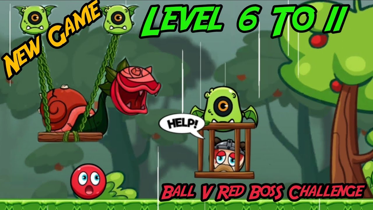 Ball V Red Boss Challenge | level 6 to 11 GamePlay | KamalKeGames - YouTube