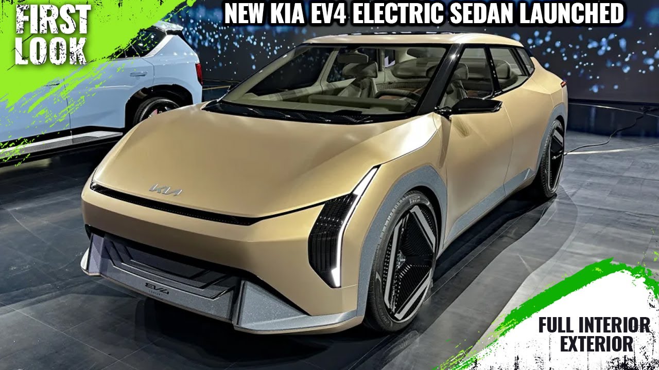 2024 Kia EV4 Electric Sedan Production Version Launched - First Look - Full Interior Exterior ...