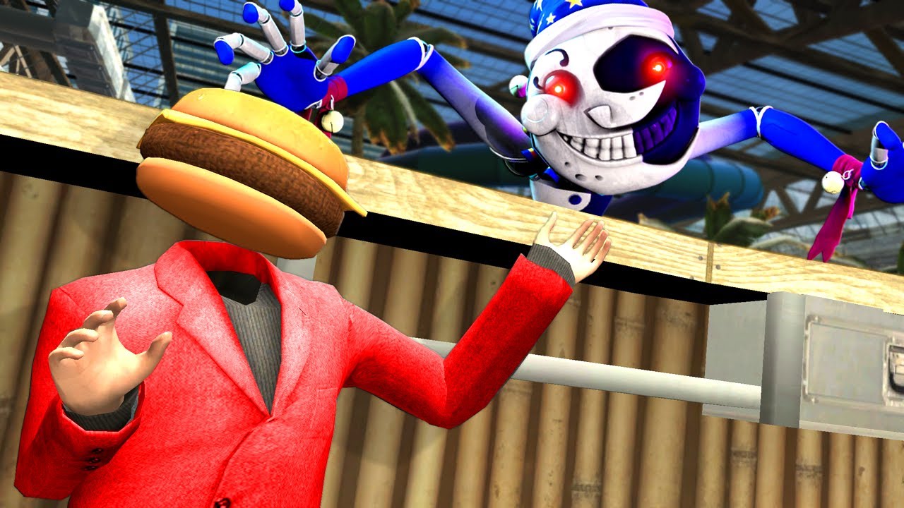 We Played Hide and Seek From FNAF Animatronics at a WATER PARK in Gmod ...