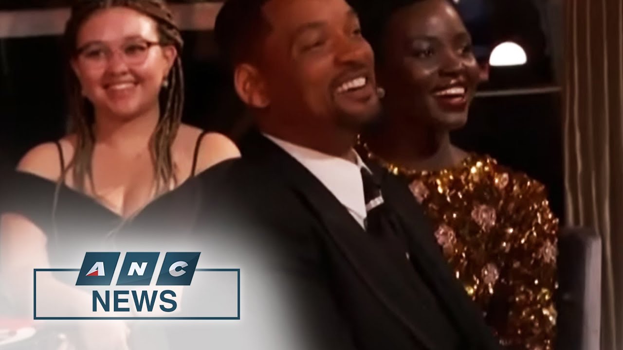 Will Smith hits Chris Rock on Oscars stage, wins best actor | ANC - YouTube