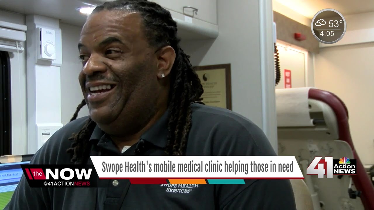 Swope Mobile offers one stop shop for medical care for homeless - YouTube
