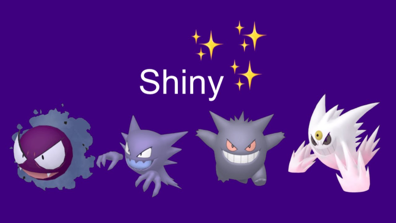 Shiny Mega Gengar Evolution - YouTube