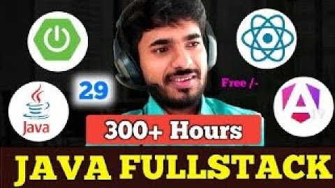 Java Full Stack Course Free For Everyone 🔥 aadiandjava Special - YouTube