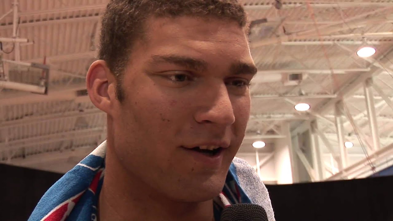 New Jersey Nets Rookie Brook Lopez - YouTube