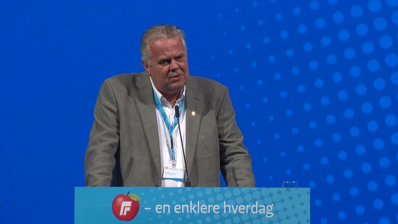 Leif Arne Moi Nilsen tale 2 fredag FRP´s Landsmøte 2017 - YouTube